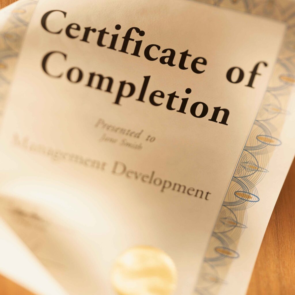 Certificate Program - BWI Learning